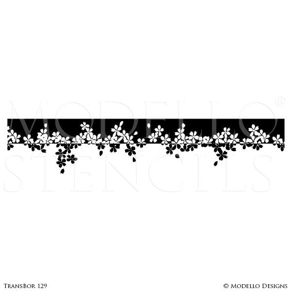 Custom Border Stencils for Painting Ceiling Designs & Wall Borders ...