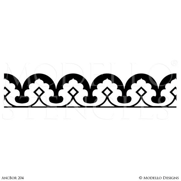 border stencil designs
