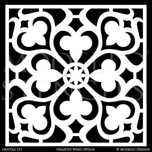 tile stencil ideas