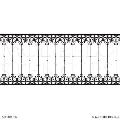 Modello Designs-Custom Vinyl Stencils for Decorating Walls & Concrete ...