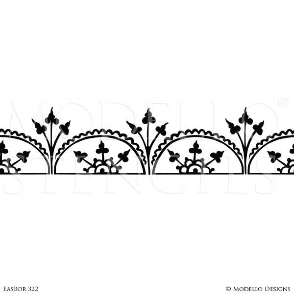 printable border stencil designs
