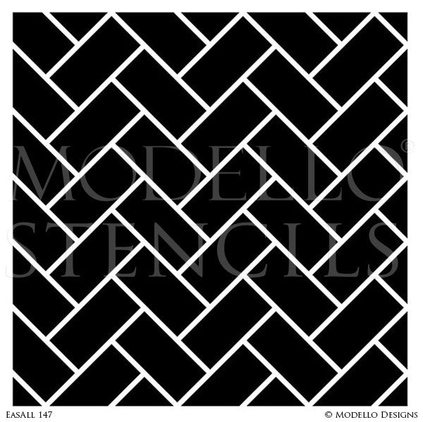 geometric pattern art stencil