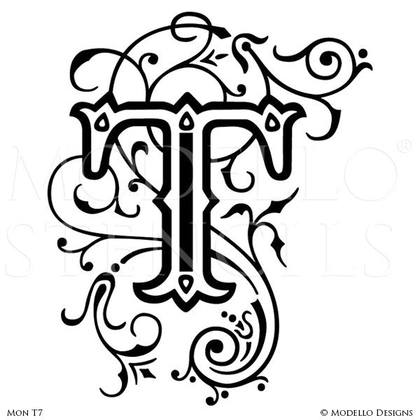 Calligraphy Letter T Designs