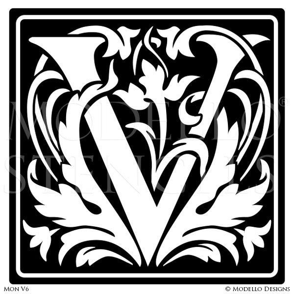 Decorative Letter V