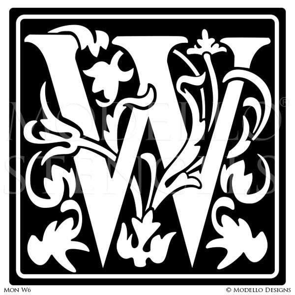 Decorative Letter W