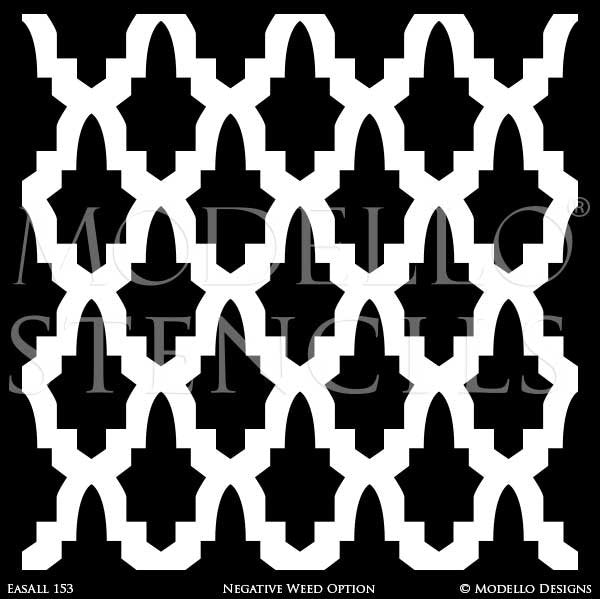 Moroccan Trellis Stencil