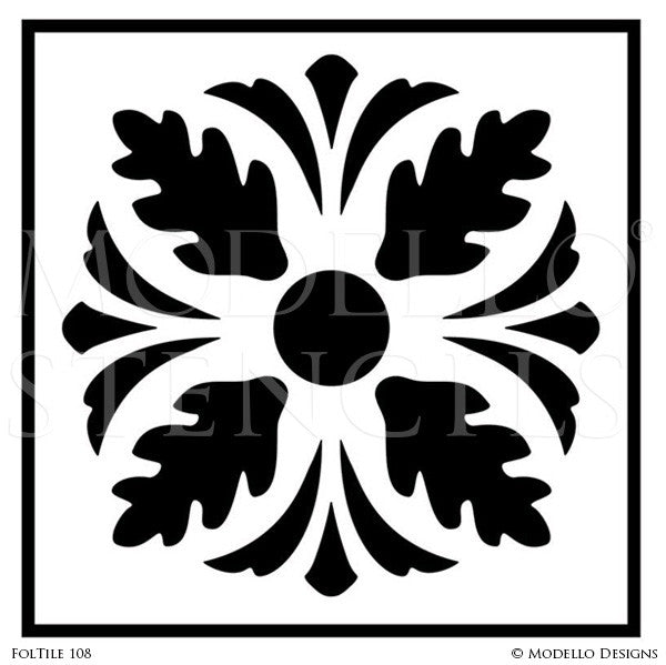 tile pattern stencil