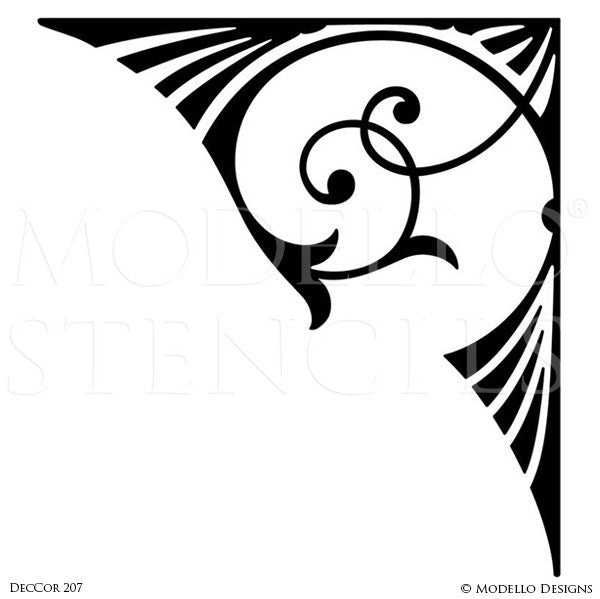 ceiling corner border line