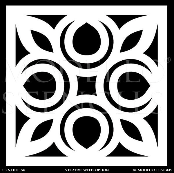Tile Stencils for Custom Painted Floor, Walls, Ceiling – Modello® Designs