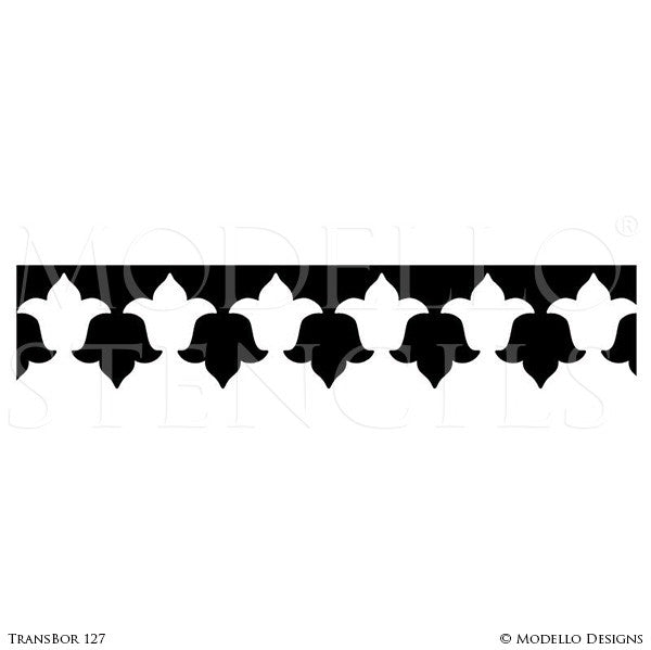 Custom Border Stencils for Painting Ceiling Designs & Wall Borders ...